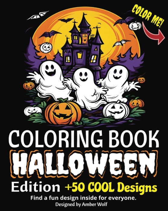 Coloring Book Halloween Edition: Halloween Coloring Pages For Adults ...